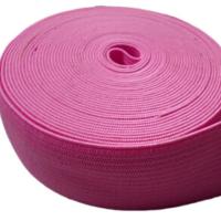 China Knitted Crochet Elastic Band Custom Colored Polyester Waistband For Garment Accessories for sale