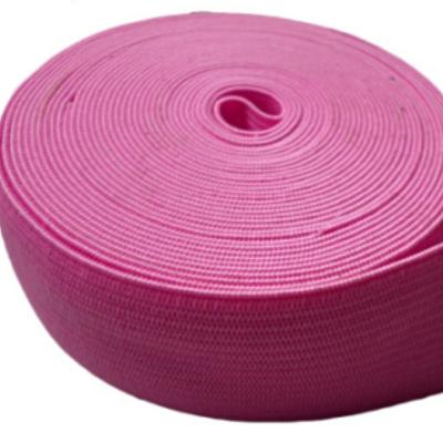 China Knitted Crochet Elastic Band Custom Colored Polyester Waistband For Garment Accessories for sale