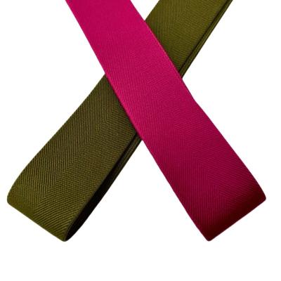 China Polyester Woven Elastic Stretch Belt Fast Delivery Colored Waistband for Women's Needs for sale