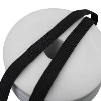 China Polyester Braided Elastic Black White Color Eco Friendly Rubber Band For Notebooks for sale