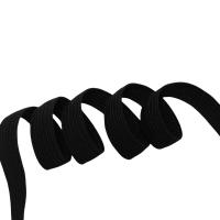 China Polyester Braided Elastic Black White Color Eco Friendly Rubber Band For Notebooks for sale