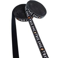 China Printed Elastic Bands Custom logo Stretching Resistance Webbing for Exercise for sale