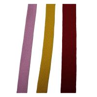 China Cotton Herringbone Webbing Bias Tape Double Fold Custom Color Soft Quality For Neck Tape for sale