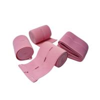 China Fetal Heart Monitoring Buttonhole Elastic Polyester Knitted Adjustable Waistband for Kids for sale
