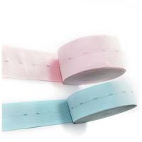 China Fetal Heart Monitoring Buttonhole Elastic Polyester Knitted Adjustable Waistband for Kids for sale