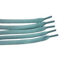 China Flat Shoelace 100% Polyester Custom Color Drawstring Cord For Sneaker Shoes for sale