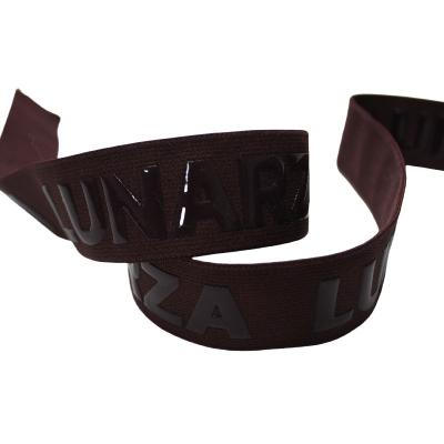 China Swimwear Silicone Elastic Band Custom 1 Inch Anti Slip Gripper Tape for Cycling Wear for sale
