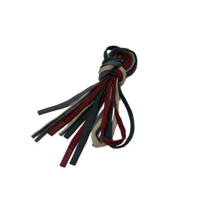 China Silicone Tips Hoodie Drawstring Custom Polyester Braided Flat Cotton Cord For Clothes for sale