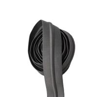 China Drawcord Elastic Waistband Accessories 4cm Black White Drawstring Knitted Elastic Drawcord Elastic Webbing Running Shorts for sale