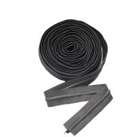 China Drawcord Elastic Waistband Accessories 4cm Black White Drawstring Knitted Elastic Drawcord Elastic Webbing Running Shorts for sale
