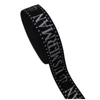 China Glitter Jacquard Elastic Band For Women Hair Band Lurex Soft Shiny Custom Logo Waistband for sale