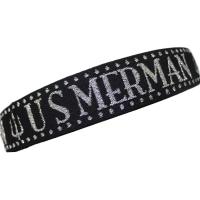 China Glitter Jacquard Elastic Band For Women Hair Band Lurex Soft Shiny Custom Logo Waistband for sale