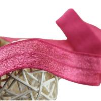 China Shiny Bias Elastic Webbing 20mm Width Spandex Material with Oeko-Tex Certificate Stretch Feature for sale