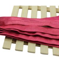 China Shiny Bias Elastic Webbing 20mm Width Spandex Material with Oeko-Tex Certificate Stretch Feature for sale