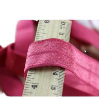 China Shiny Bias Elastic Webbing 20mm Width Spandex Material with Oeko-Tex Certificate Stretch Feature for sale