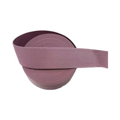China Polyester Elastic For Women Shoe High Elasticity Woven Strong Colored Elastic Strap for sale