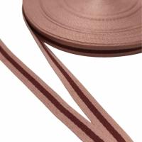 China 1cm Striped Polyester Tape Colored 100% Polyester Material Oeko Tex Certificated Webbing for sale