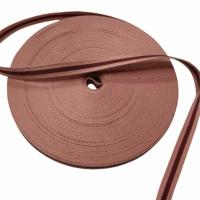 China 1cm Striped Polyester Tape Colored 100% Polyester Material Oeko Tex Certificated Webbing for sale