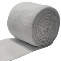 China Nylon Woven Elastic Soft Waistband Super Wide White Color For Garments And Packaging for sale