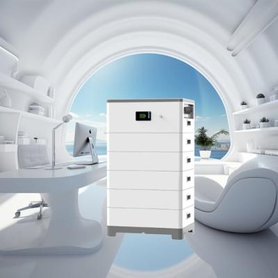 China Lithium Stackable Home Battery 6 Module Parallel 30.72kwh 48V for sale