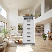 China Lithium Iron LIFEPO4 Stackable Solar Batteries 4 Module 20.48kwh 48V for sale