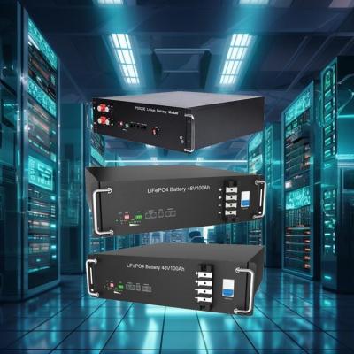 China Energy Storage Backup Rack Mounted Lithium Battery 51.2V 2.56Kwh 5.12Kwh for sale