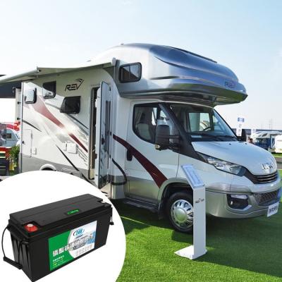 China LiFePO4 Lithium Ion Phosphate Battery Bluetooth For Golf Carts Electric Vehicels RV for sale