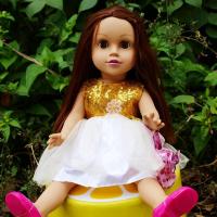 China 50cm Custom Logo OEM/ODM Educational Plastic Silicone Cute Doll Gifts for sale