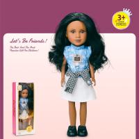 China Educational Custom Logo OEM ODM 14 Inch Full Silicone Cute Doll Gifts 48pcs per Carton for sale
