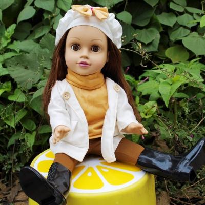 China 45cm Vinyl Silicone Cute Doll Sound Toys Custom Logo Educational for Kids for sale