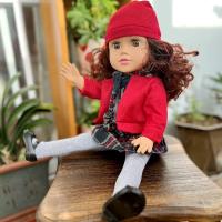 China 45cm Vinyl Silicone Cute Doll Sound Toys Custom Logo Educational for Kids for sale