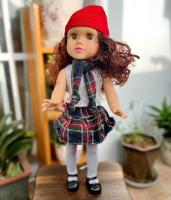 China 45cm Vinyl Silicone Cute Doll Sound Toys Custom Logo Educational for Kids for sale
