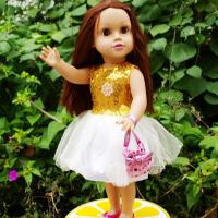 China 45cm Vinyl Silicone Cute Doll Sound Toys Custom Logo Educational for Kids for sale