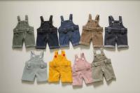 China Customizable Plush Bear Doll Clothing Set with Jeans Trench Coat for 6 Inch Dolls for sale