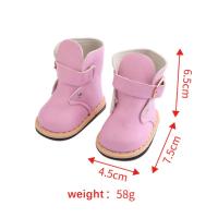 China Wholesale 18inch Doll Shoes Boots for 45cm American Girl Dolls Winter Dress Up Accessories 4 Colors for sale