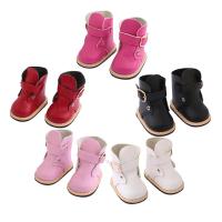 China Wholesale 18inch Doll Shoes Boots for 45cm American Girl Dolls Winter Dress Up Accessories 4 Colors for sale