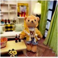 China SUPER QUEEN SQ-01 12cm Plush Bear Doll Clothing Cotton Unisex Customizable for sale