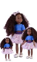 China Custom Vinyl Doll 18 Inch American Dolls with 12 14 18 Sizes Wide Range Styles for sale