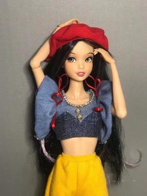 China Custom Vinyl Doll 14 Inch Wear Resistant Fashionable Birthday Gift Customizable Clothing for sale