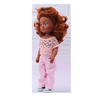 China 30cm Black Doll Realistic African American Doll Gift for Kids Compatible with American Girl Doll Clothes for sale