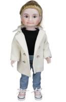 China 18 inch American Girl Doll OEM Custom Design 45 cm Rubber Doll Toy for Kids for sale