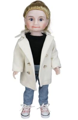 China Custom 18 inch Silicone American Girl Doll OEM Design 45cm Rubber Fantasy Toy for Kids for sale