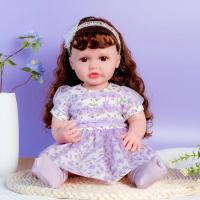 China Custom 22 Inch Silicone Reborn Doll Lifelike Full Body Vinyl Baby Doll for Kids Gift for sale