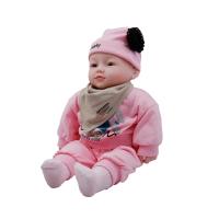 China 50cm Reborn Silicone Vinyl Doll Unisex Gift for Kids Blue or Brown Eyes for sale