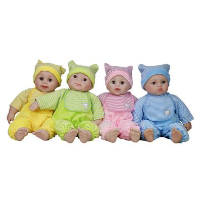 China 22 Inch Silicone Reborn Baby Doll 50cm Lifelike Full Body Vinyl Doll for Kids Gift for sale