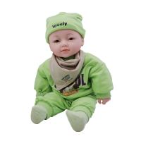 China 22 Inch Silicone Reborn Baby Doll 50cm Lifelike Full Body Vinyl Doll for Kids Gift for sale