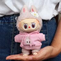 China 17cm Labubu Doll Clothes Set Handmade Vinyl Face Doll Outfit Mystery Box Toy for Boys for sale