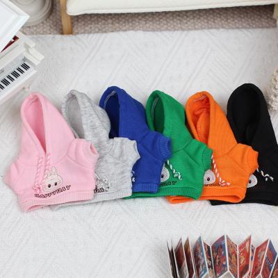 China 17cm Labubu Doll Clothes Set Handmade Vinyl Face Doll Outfit Mystery Box Toy for sale
