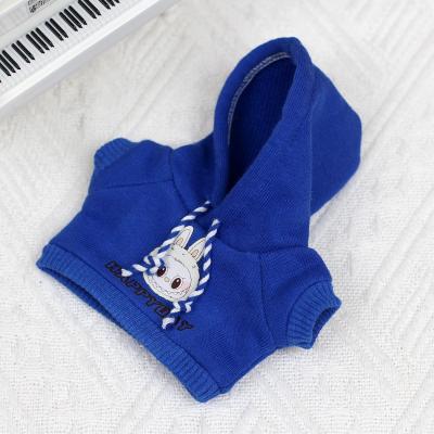 China 17cm Labubu Doll Clothes Set Handmade Vinyl Face Doll Outfit for Boys Mystery Box Collectible for sale