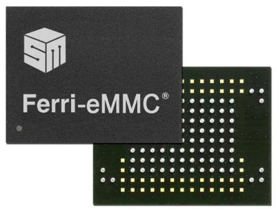 China Silicon Motion SM662GBF BFSS Ferri-eMMC SLC NAND Flash Memory IC 100-BGA 14x18 for sale
